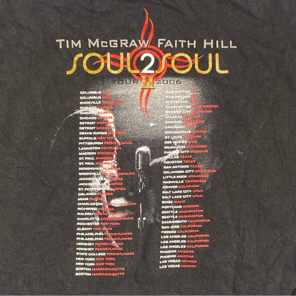 Shirts | Vtg Tim Mcgraw Faith Hill Soul 2 Soul Tour Tskirt | Poshmark